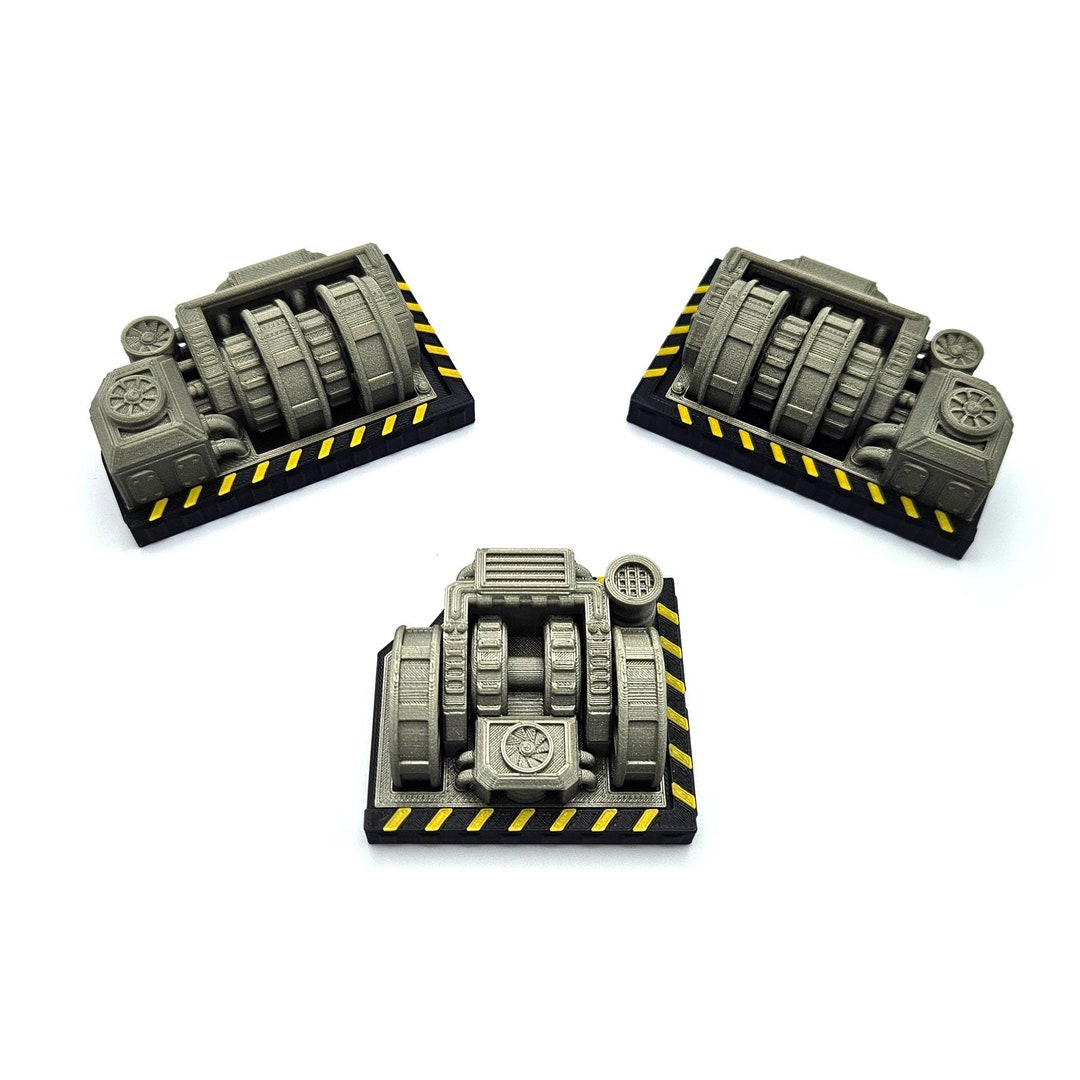 Engines for Nemesis - 3 Pieces. Engine Status Token Holder / Container ...