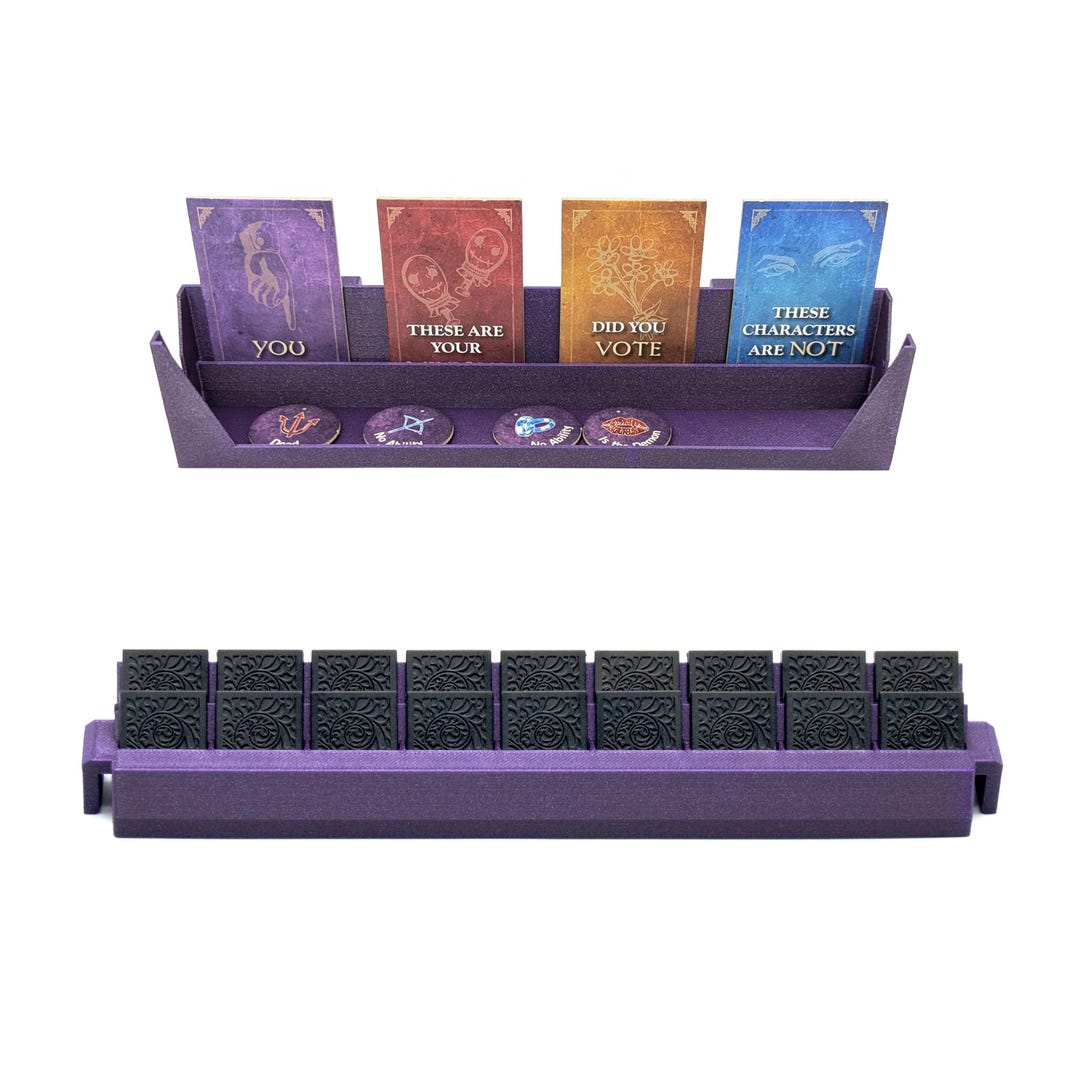 Death Shroud Token and Night Card Holders for Blood on the Clocktower ...