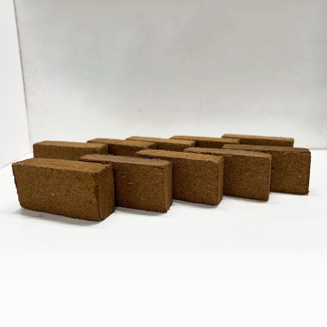Best Coco Peat - 10 Pack Premium Coconut Coir Pith Bricks | 1.4 Coco ...