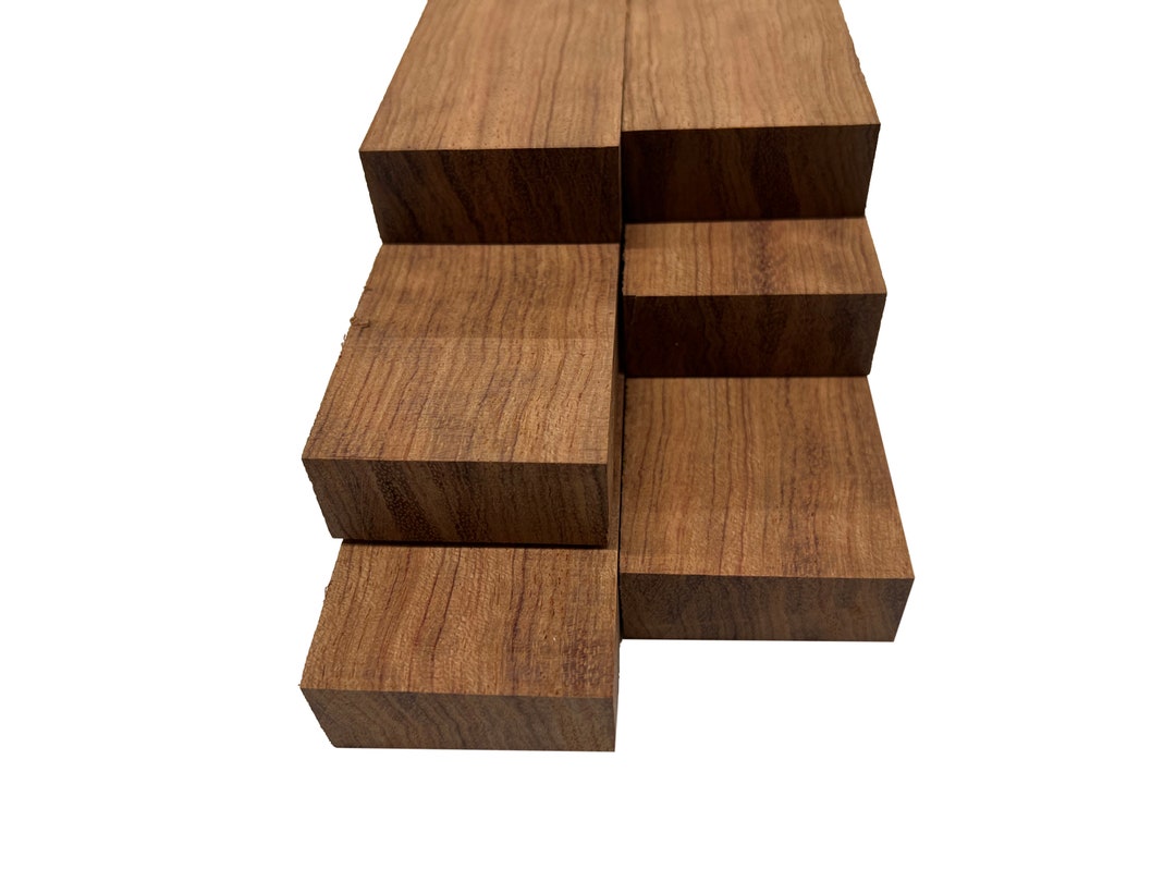 Exotic Wood Zones Best Selling Combo Pack of 6 Cutting Board Blocks 3/4 ...