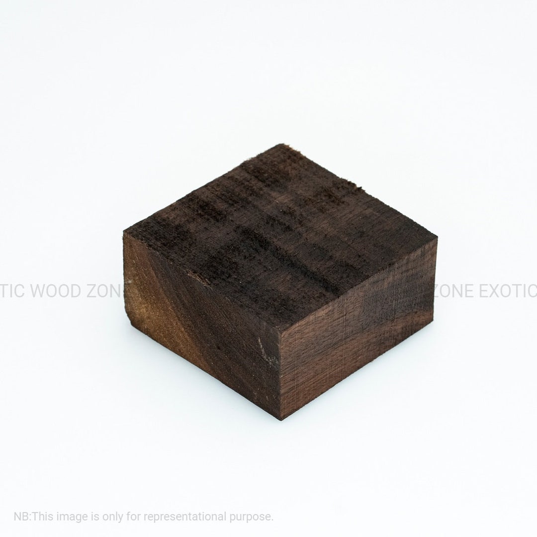 3thick-black Walnut Exotic Wood Bowl/platter Turning Blank Square Wood ...