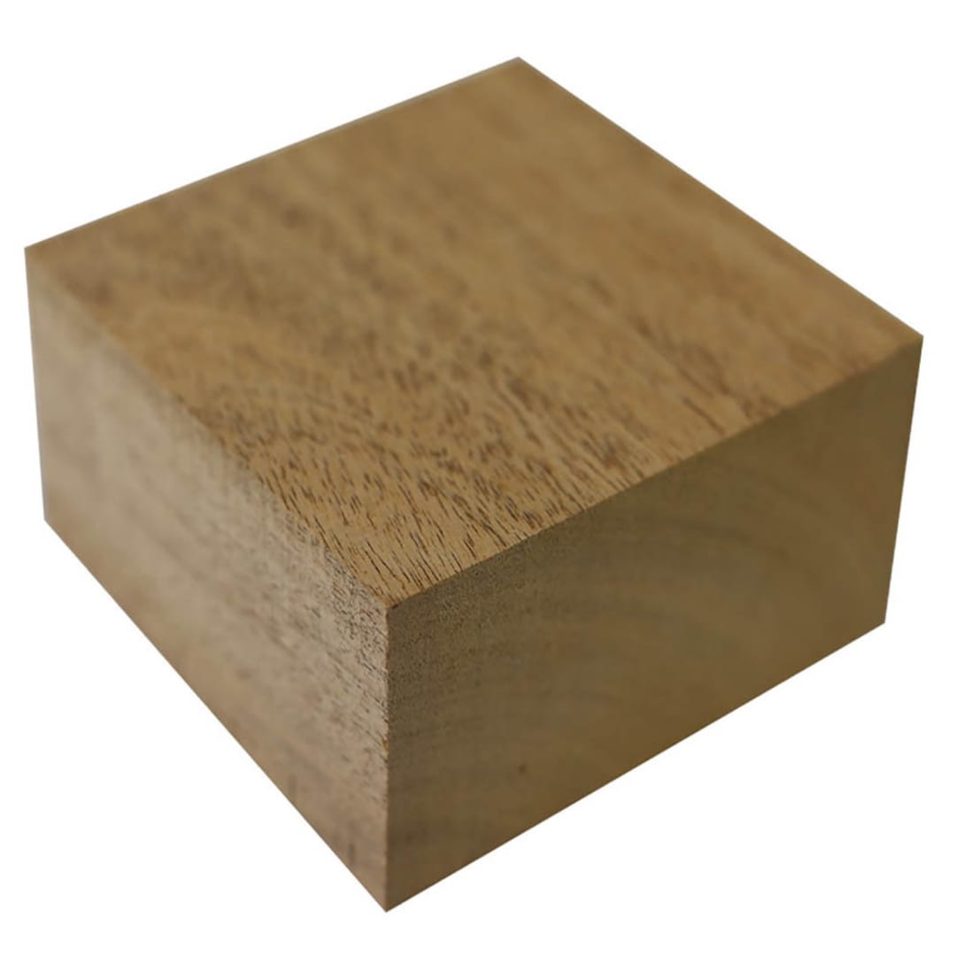 Pack of 1, Honduran Mahogany Bowl Blanks Square Wood Blocks Bowl Making ...