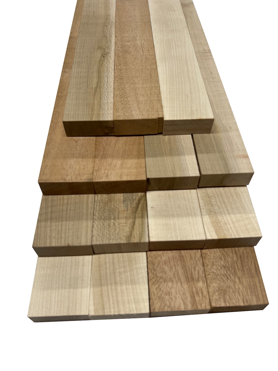 Exotic Wood Zone Variety Pack of 15 Hard Maple,african Mahogany ...