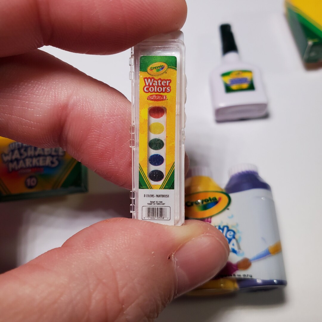 Tiny Art Supplies CRAYOLA Mini Brands Collectible Fridge MAGNETS ...