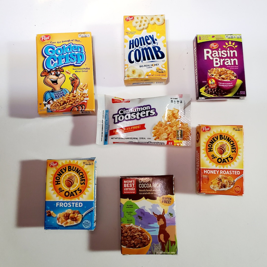 Mini Brands Tiny Food Collectible Magnets BREAKFAST CEREALS DRINKS ...
