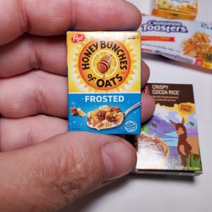 Mini Brands Tiny Food Collectible Magnets BREAKFAST CEREALS DRINKS ...