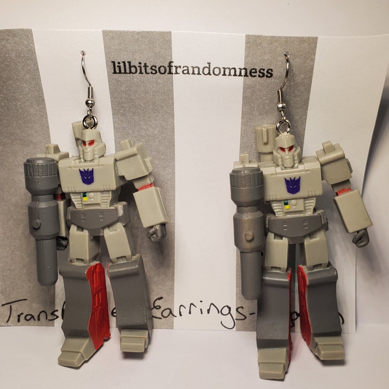 Retro 80s Kids Transformer Earrings Optimus Prime Bumblebee - Etsy