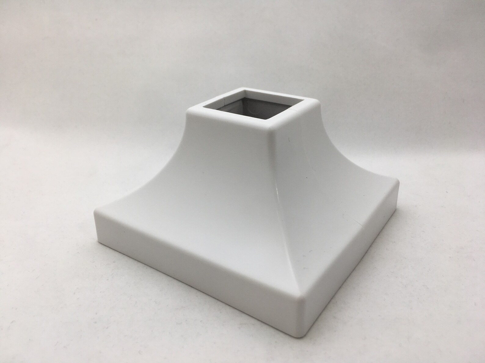 1" Inch Square Fence Post Cover Shoe Skirt 3-1/2" Inch Base. Square ...