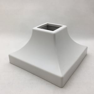 1" Inch Square Fence Post Cover Shoe Skirt 3-1/2" Inch Base. Square ...