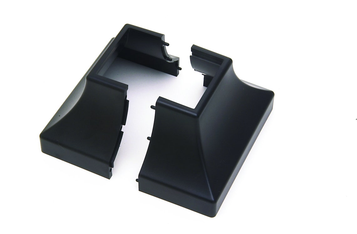 1-1/4" Inch Square Fence Post Cover Shoe Skirt 3-1/2" Inch Base. Square ...