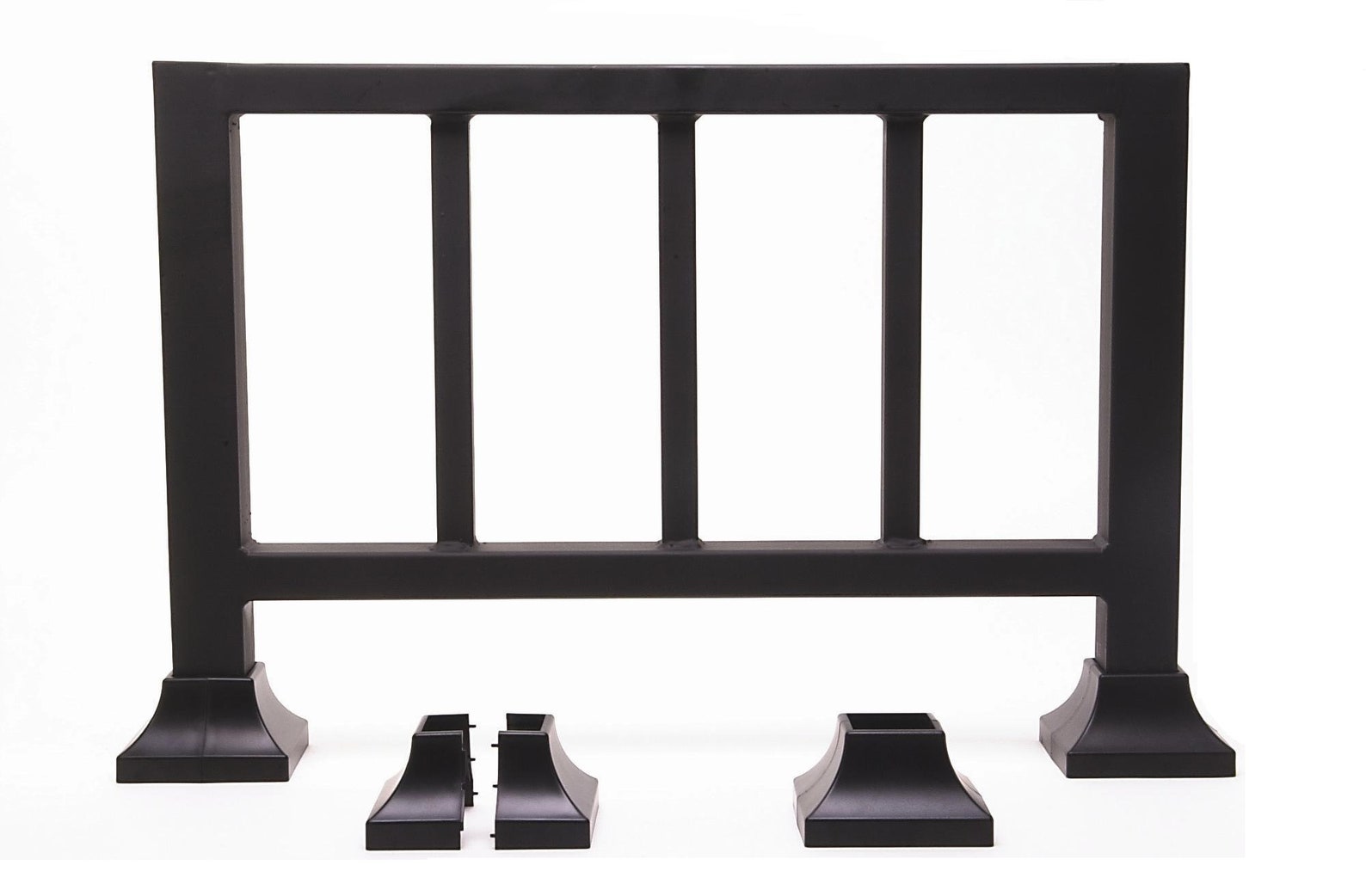 1-1/4" Inch Square Fence Post Cover Shoe Skirt 3-1/2" Inch Base. Square ...