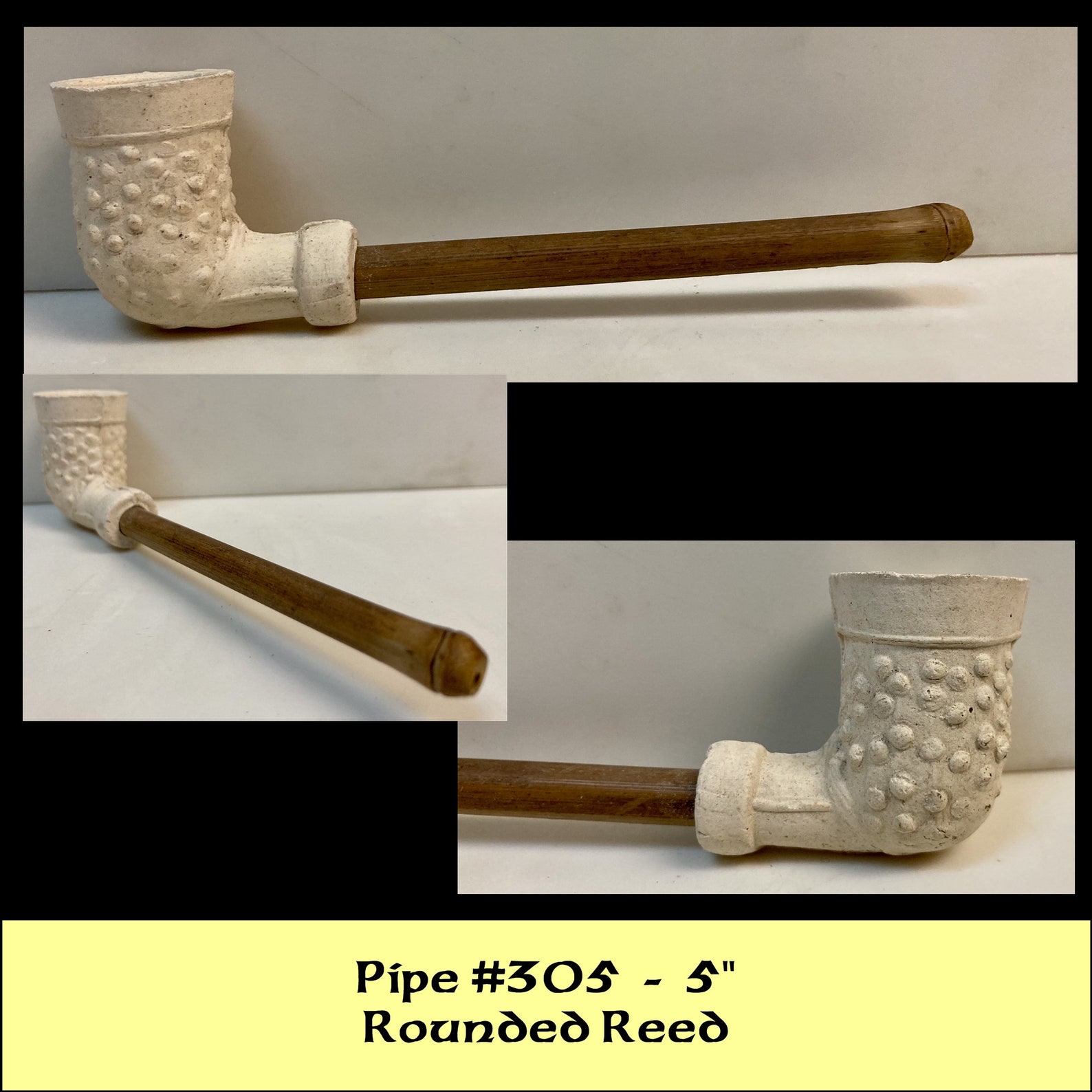 Vintage Bamboo Reed Pipes Reed Pipe Antique Pipe Clay Pipe | Etsy