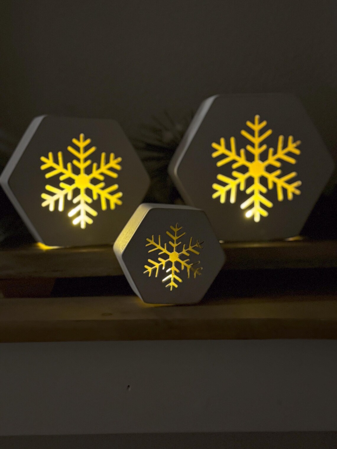 Snowflake Lantern Laser Cut File Winter SVG, PDF, PNG, Ai Digital ...