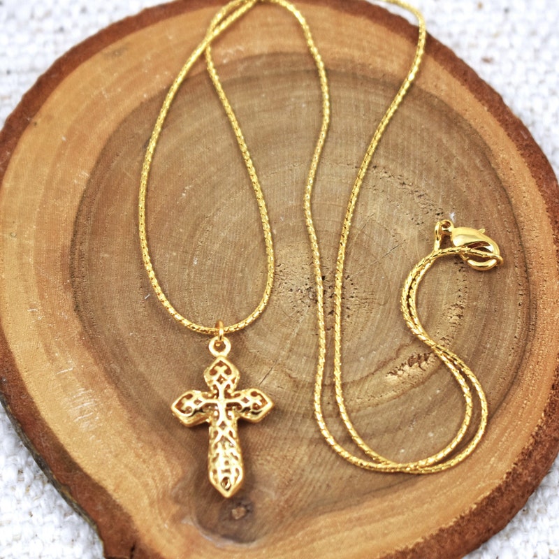 Gold Cross - Etsy