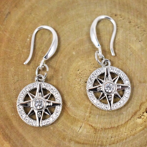 Compass Rose Earring - Etsy
