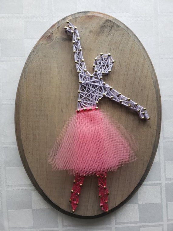 Ballerina String Art Ballet Dancer Dancer Decoration | Etsy