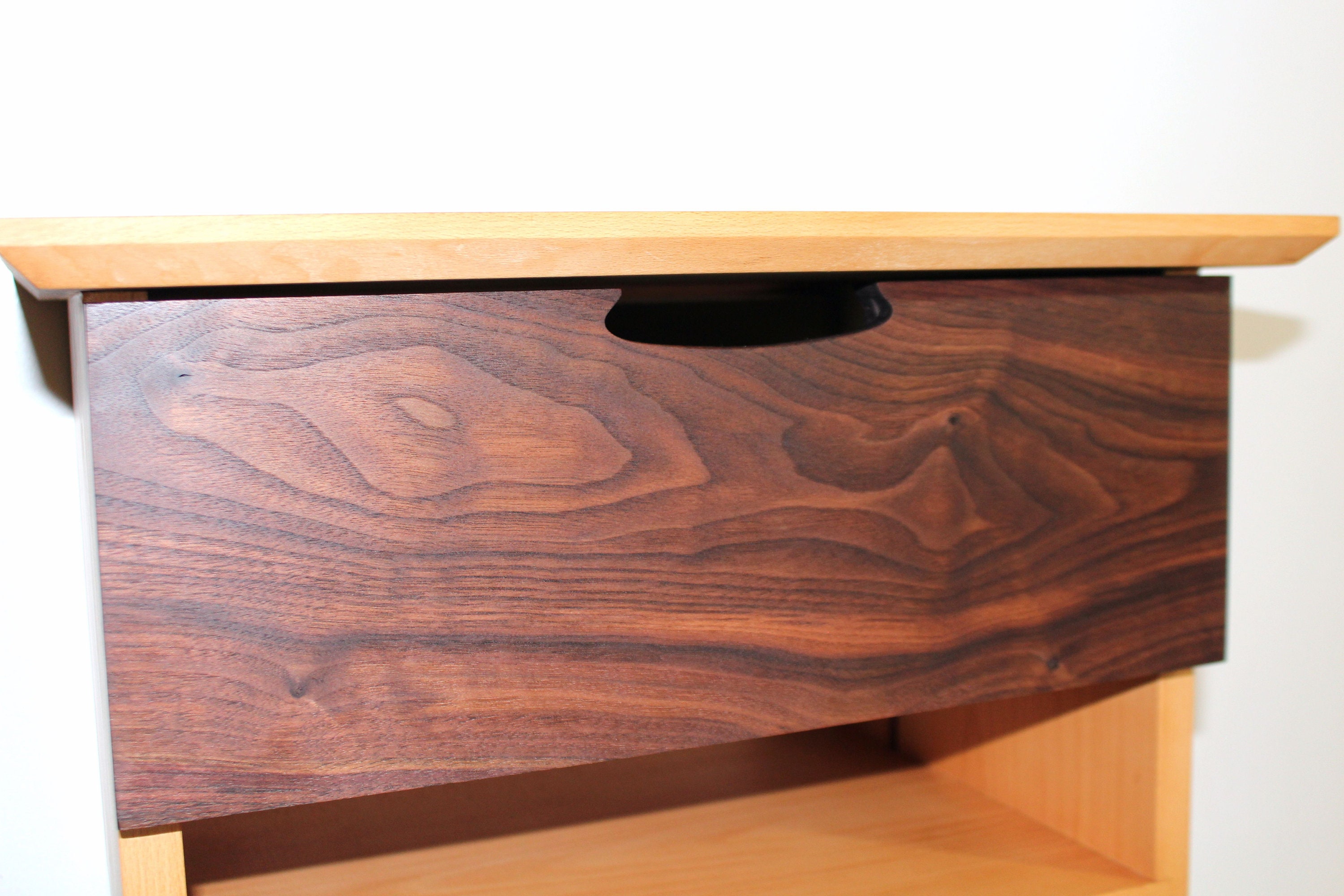 Modern Floating Night Table With Shelf & Drawer Bedside Table | Etsy