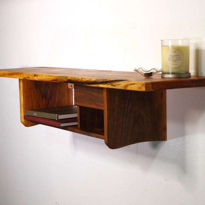 Rustic Floating Tv Stand - Etsy