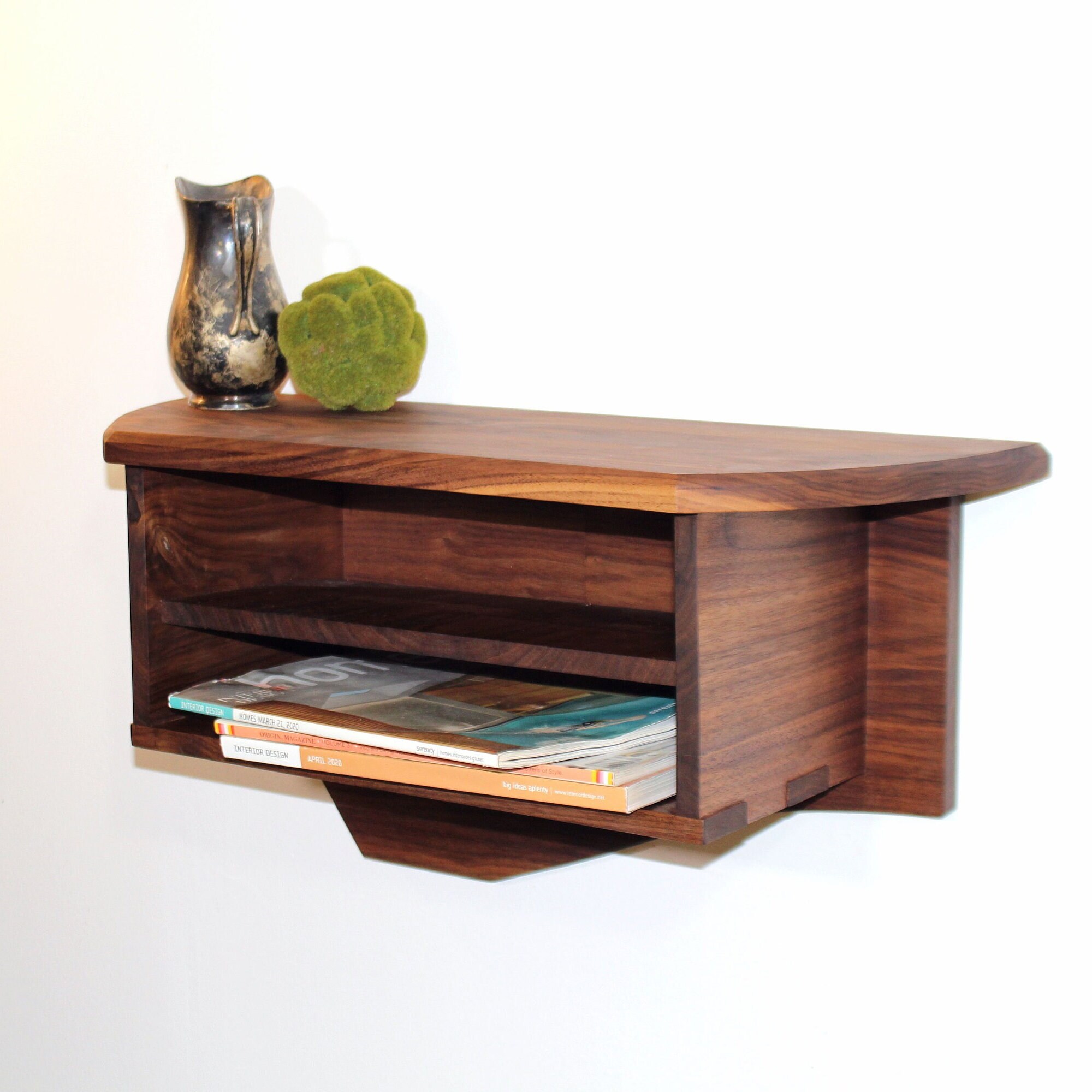 Floating Bedside Table With Optional Wood Choices - Etsy