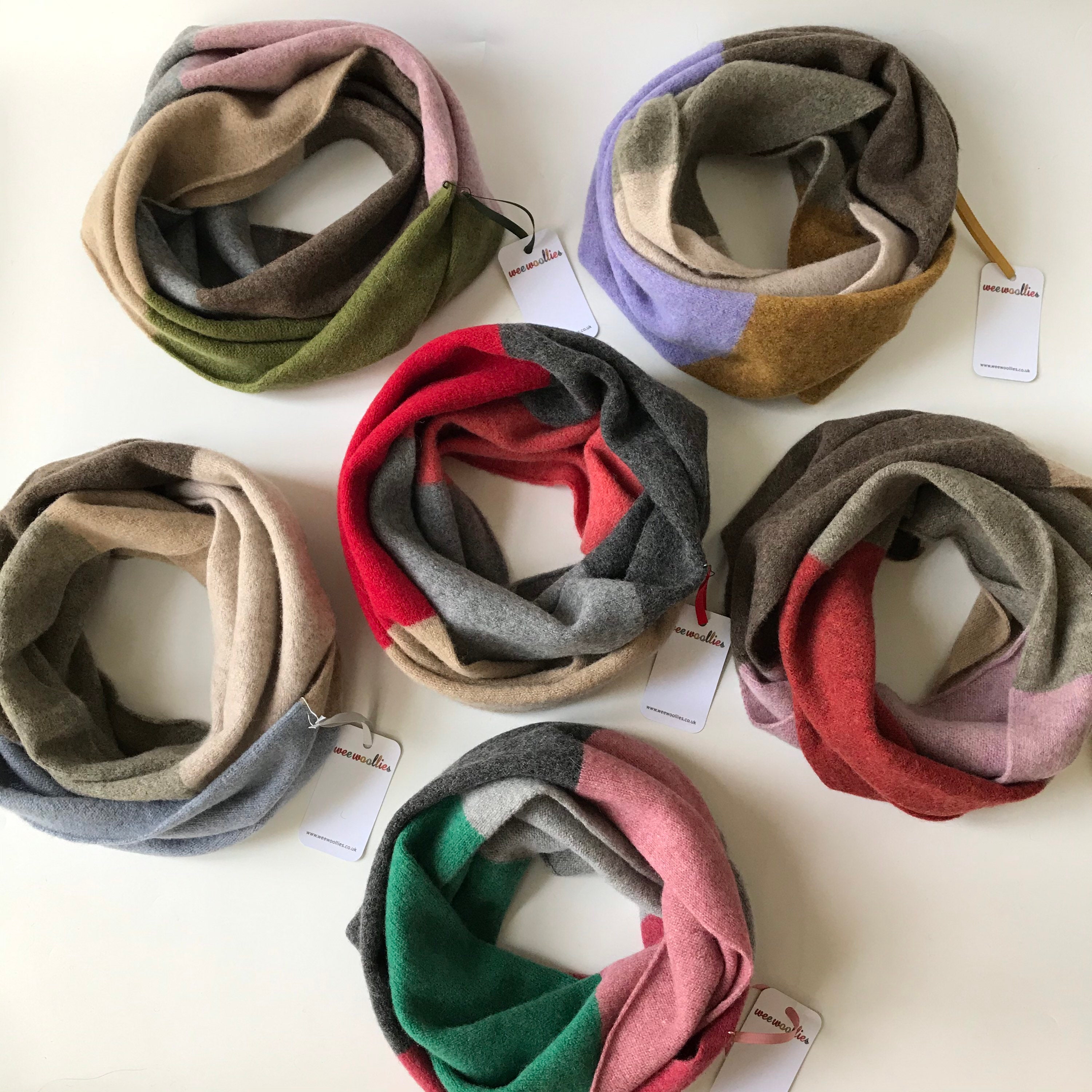 Merino Lambswool Infinity Scarf - Etsy UK