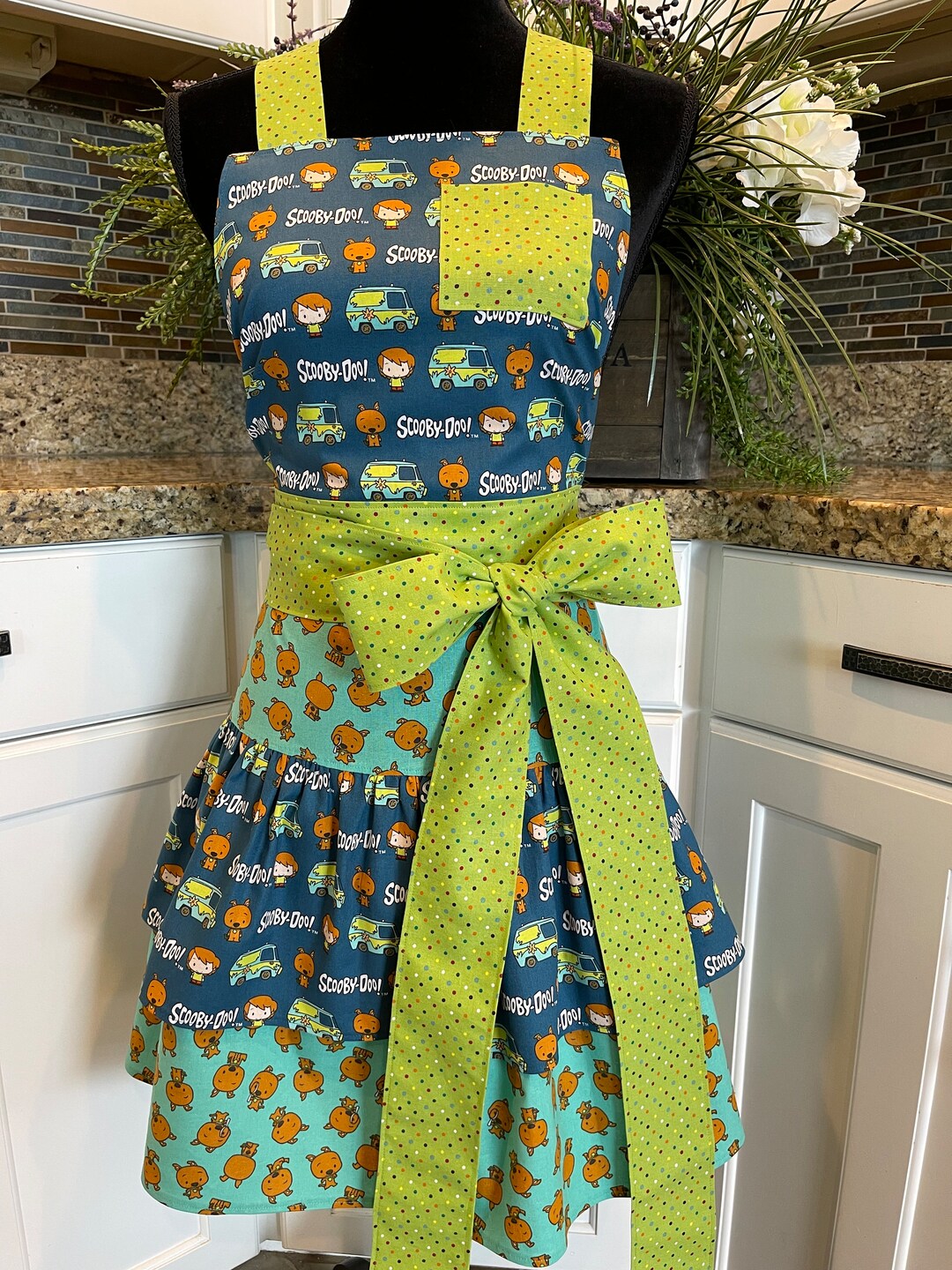 Scooby Doo Apron FREE SHIPPING - Etsy