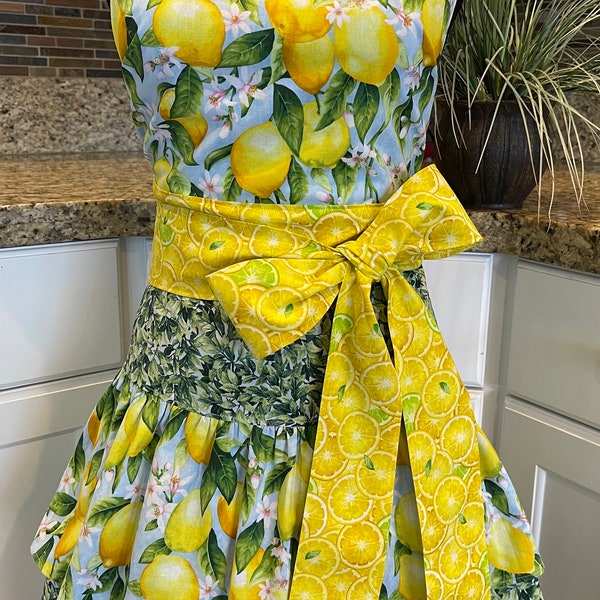 Lemon Apron - Etsy