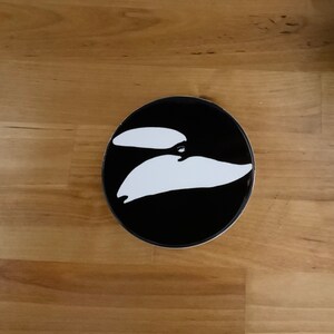 Orca Killer Whale Eye Patch Ceramic Coasters Whale Gift - Etsy