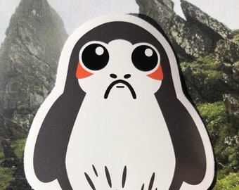 Porg Decal Sticker - Etsy