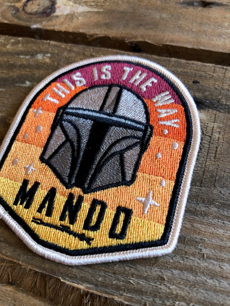Mandalorian patch Disney Patch Mando Patch 3in This is the | Etsy