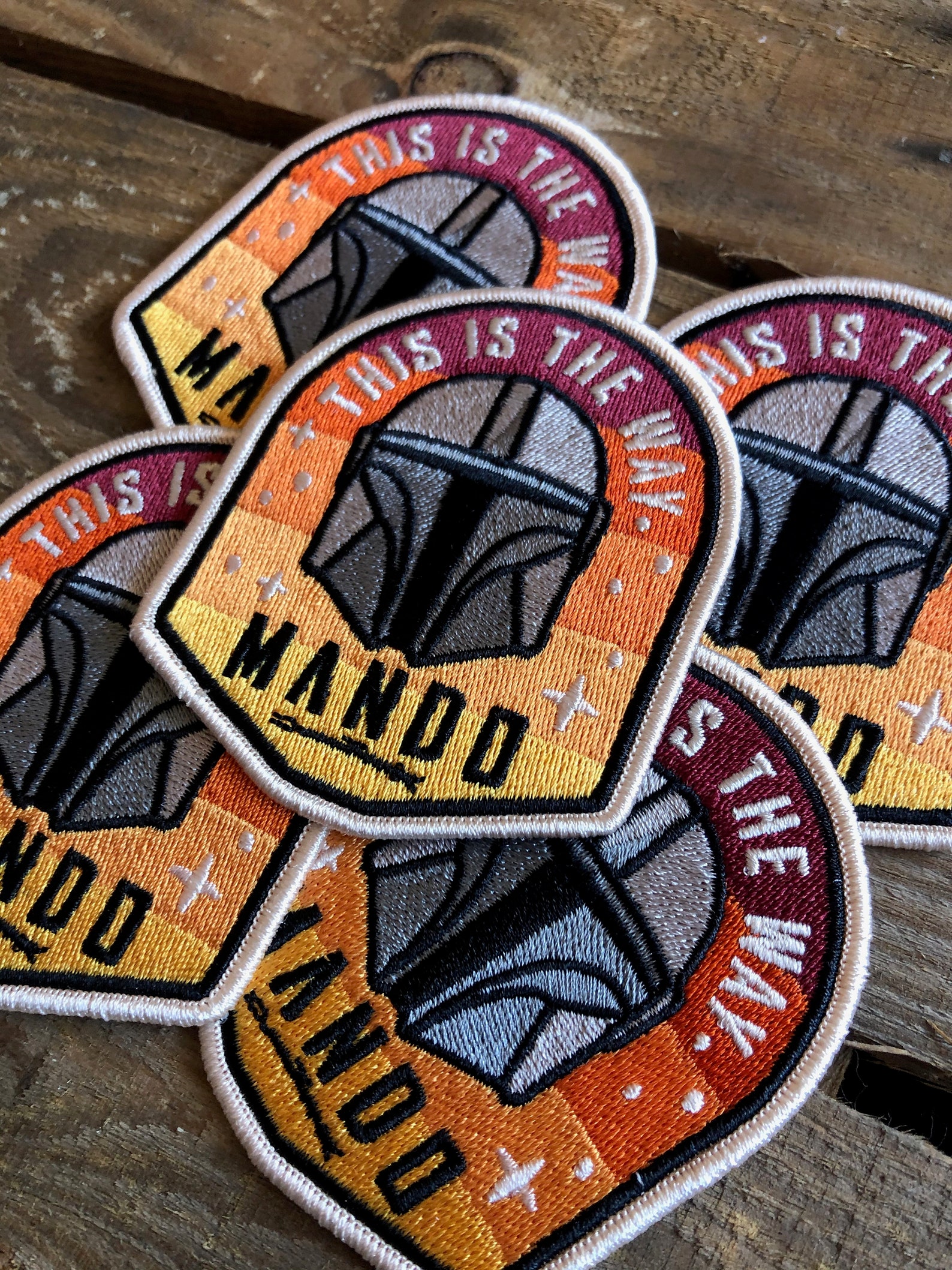 Mandalorian Patch Disney Patch Mando Patch 3in This is the - Etsy