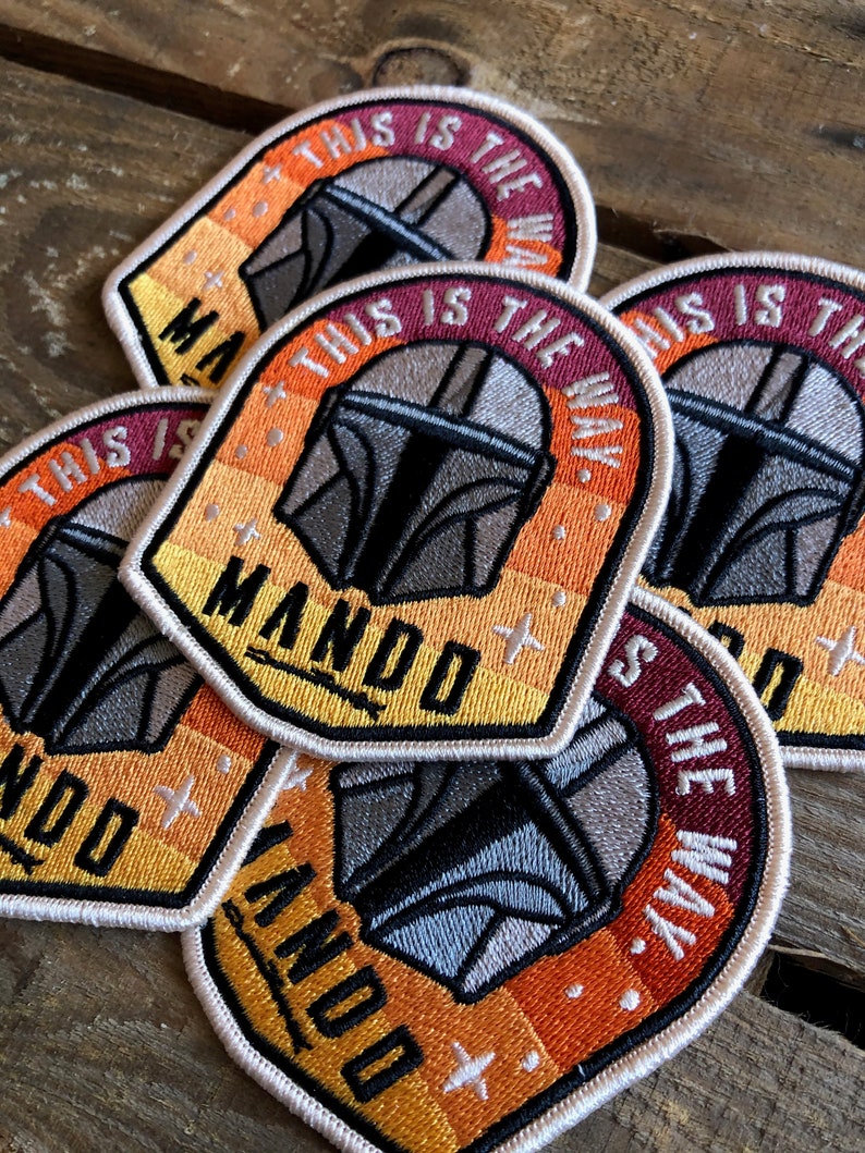 Mandalorian Patch Disney Patch Mando Patch 3in This is the - Etsy