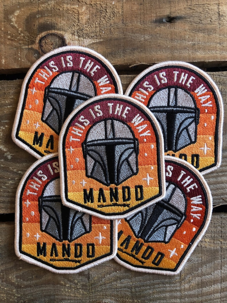 Mandalorian patch Disney Patch Mando Patch 3in This is the | Etsy