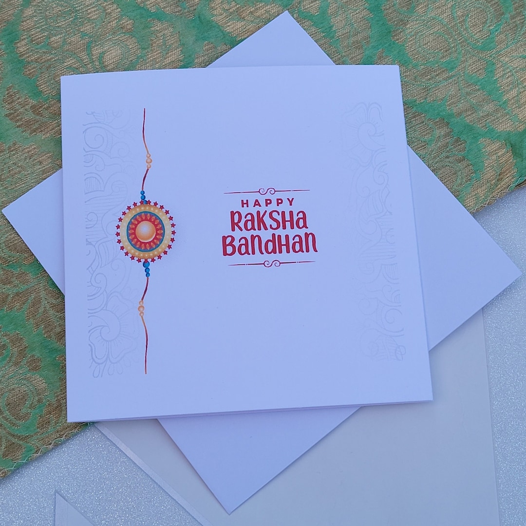 Rakhi Card, Raksha Bandhan Card - Etsy