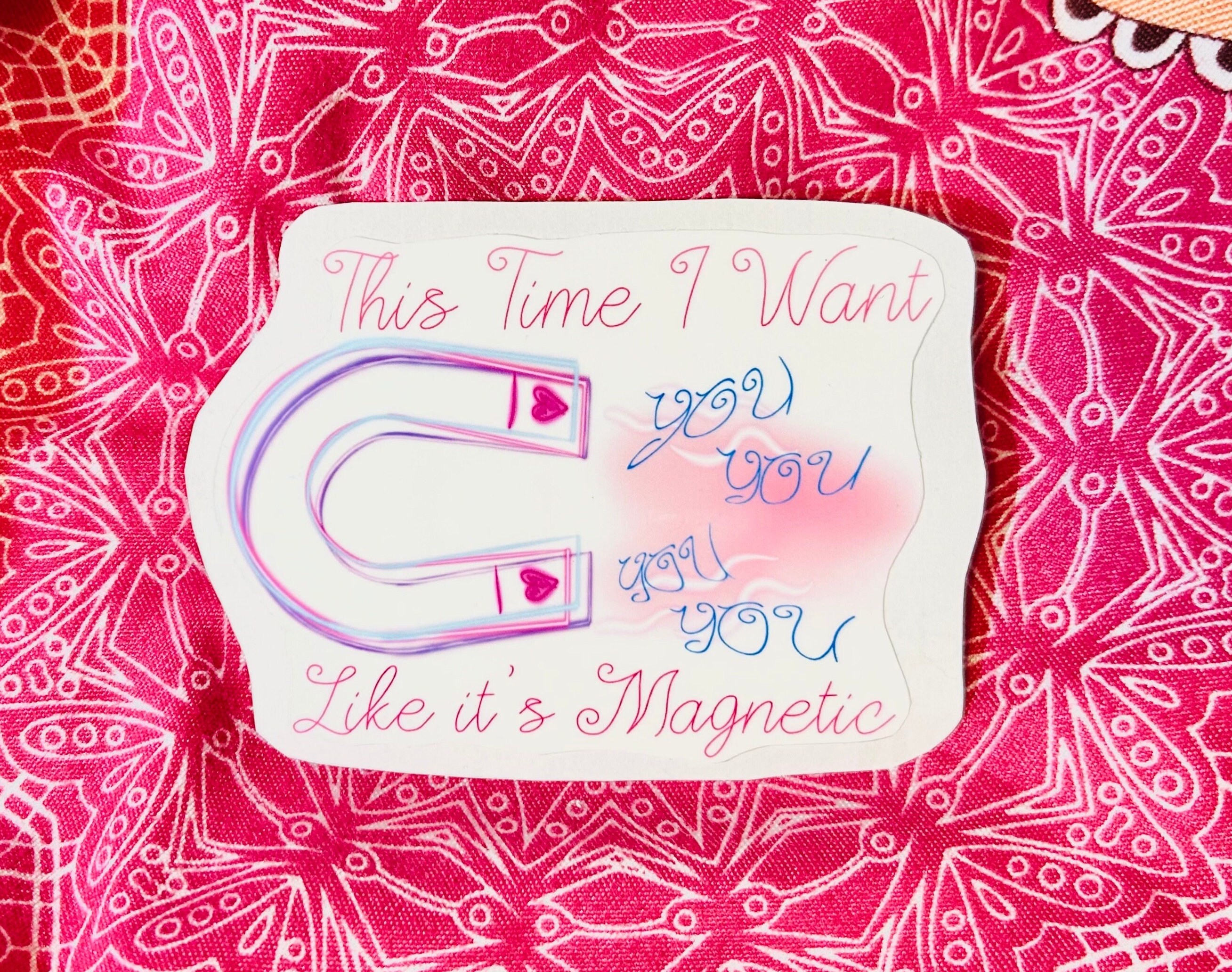 Illit Magnetic Lyric Sticker Cute Pastel Kpop Sticker Perfect Gift for ...