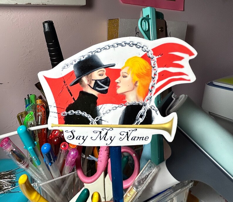 Ateez Say My Name Mingi Kpop Sticker Bold Waterproof Vinyl Decal for ...