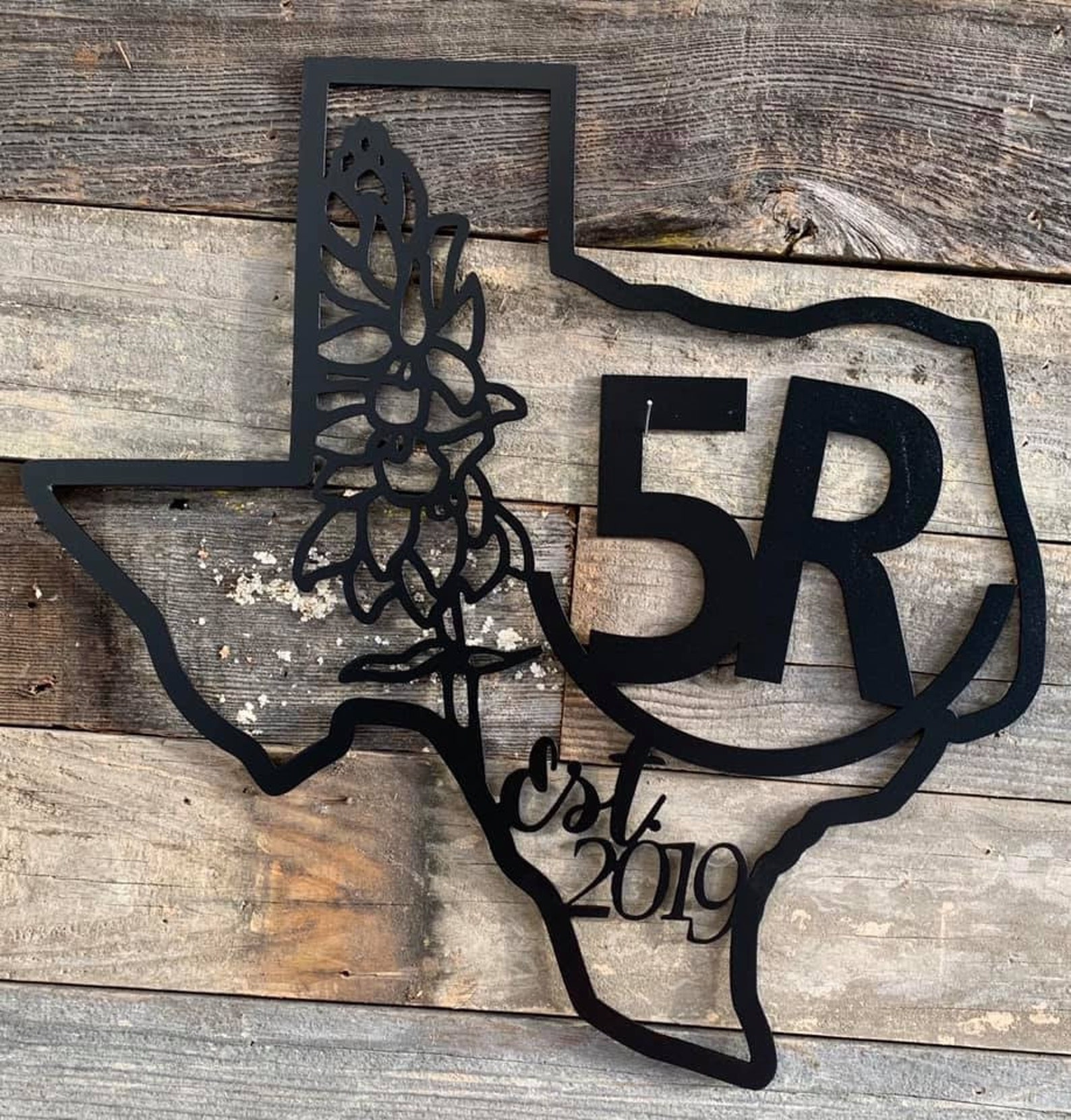 Texas Blue Bonnet Metal Sign Customizable Free Shipping Metal Art Metal ...