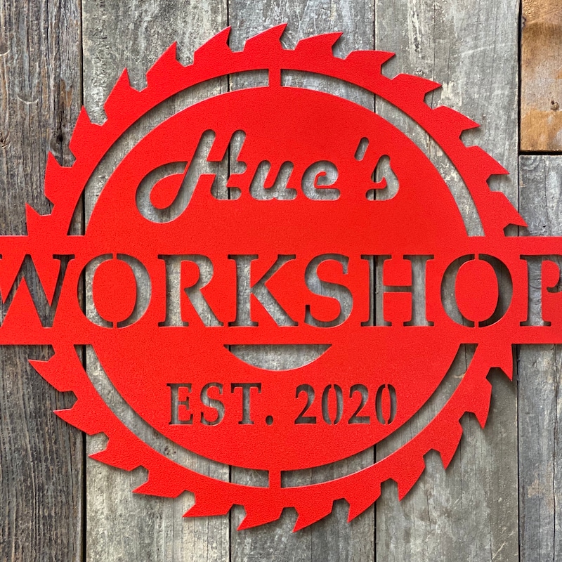 Workshop Sign - Etsy
