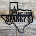 Personalized Texas Star Metal Sign | Custom Family Name Decor - Etsy