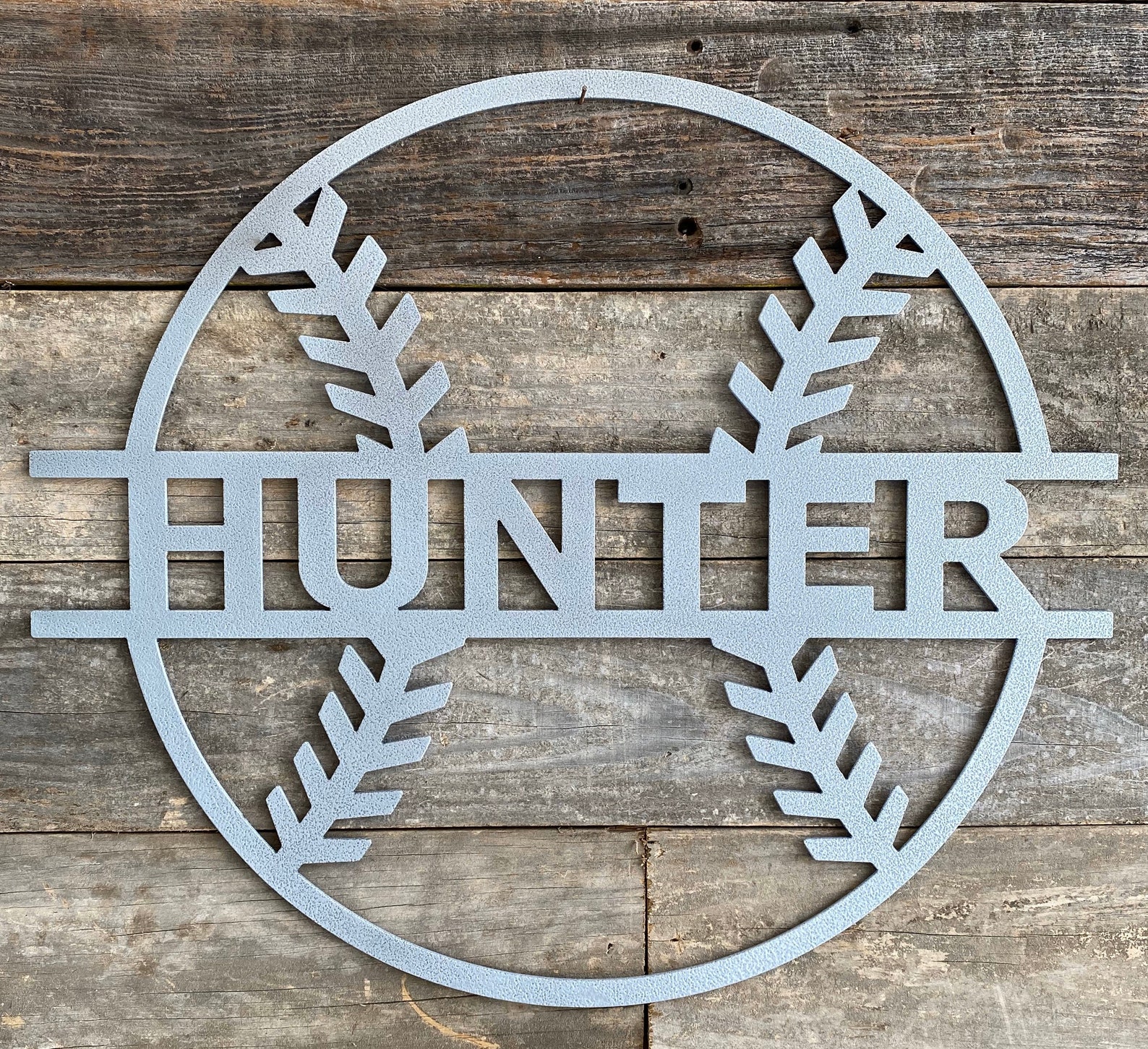 Custom Baseball Name Sign FREE SHIPPING Personalized Metal - Etsy