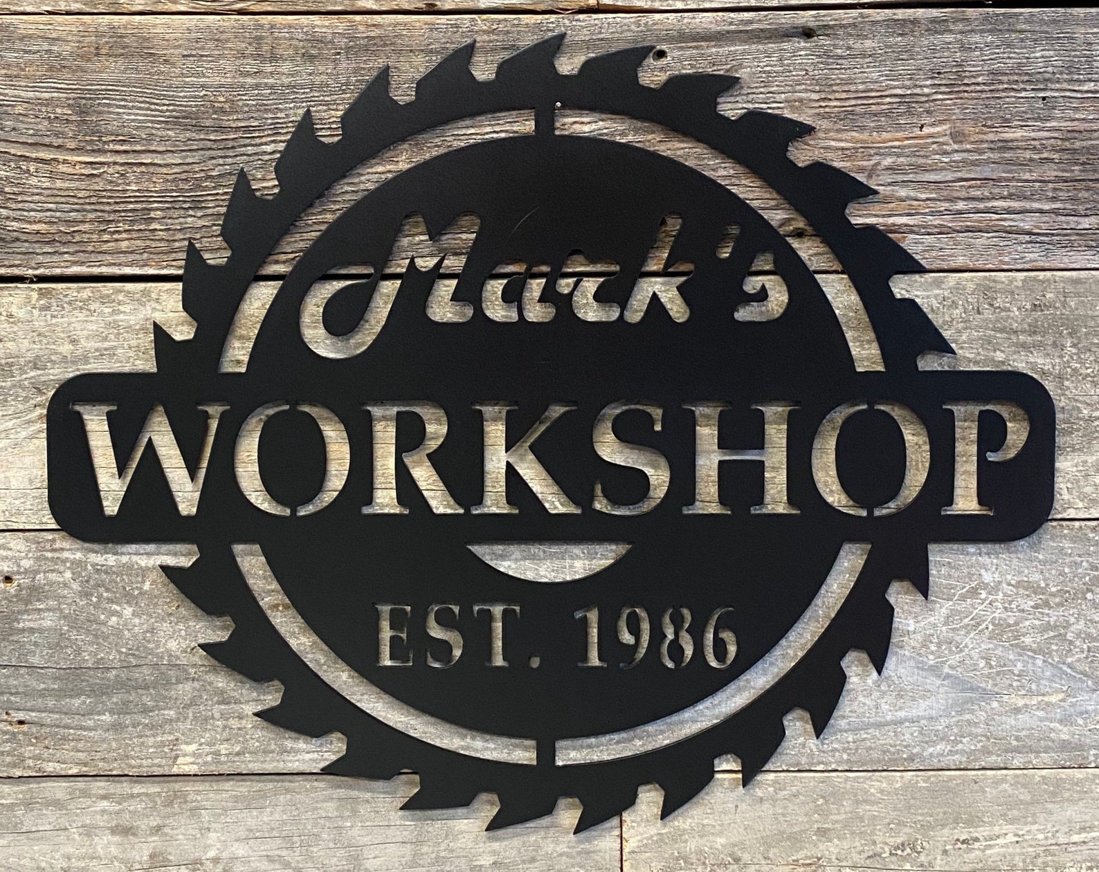 Custom Workshop Sign LOW PRICE Free Shipping Custom - Etsy