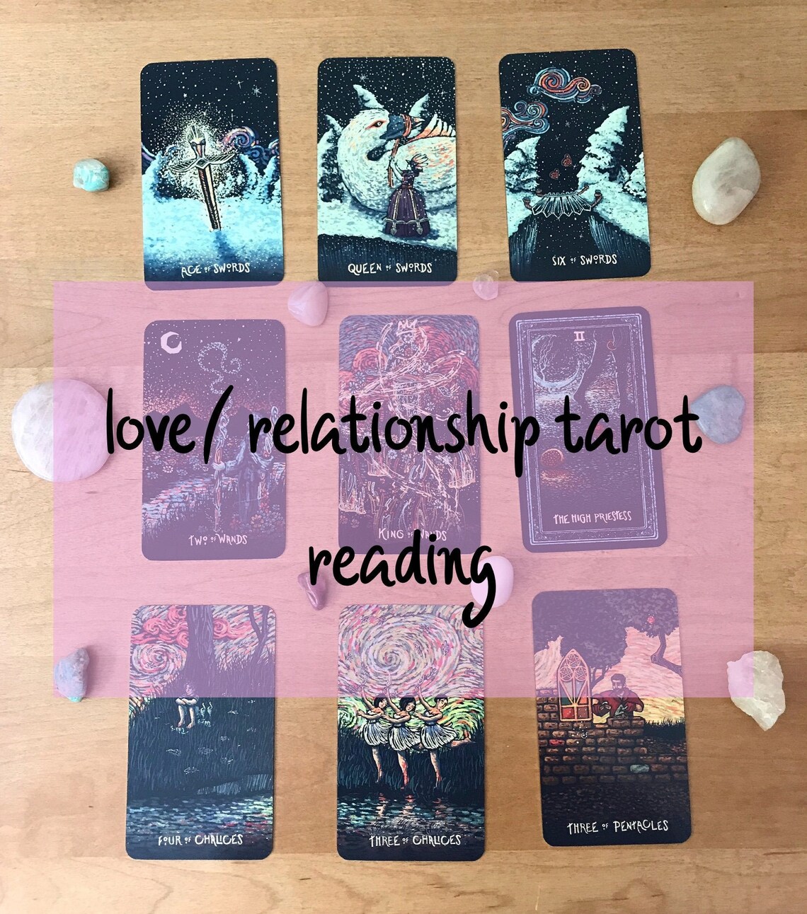Soulmate Relationship Love Tarot Card Reading Etsy