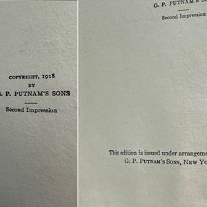 Rare Antique George Palmer Putnam Hard Cover Book 1918 the Smiting of ...