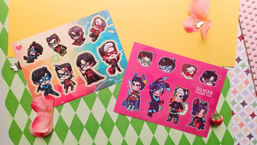 Robins Sticker Sheets - Etsy