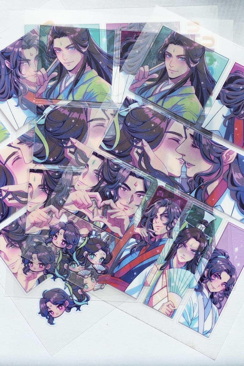 Bingqiu Love CLEAR Sticker Sheet - Etsy