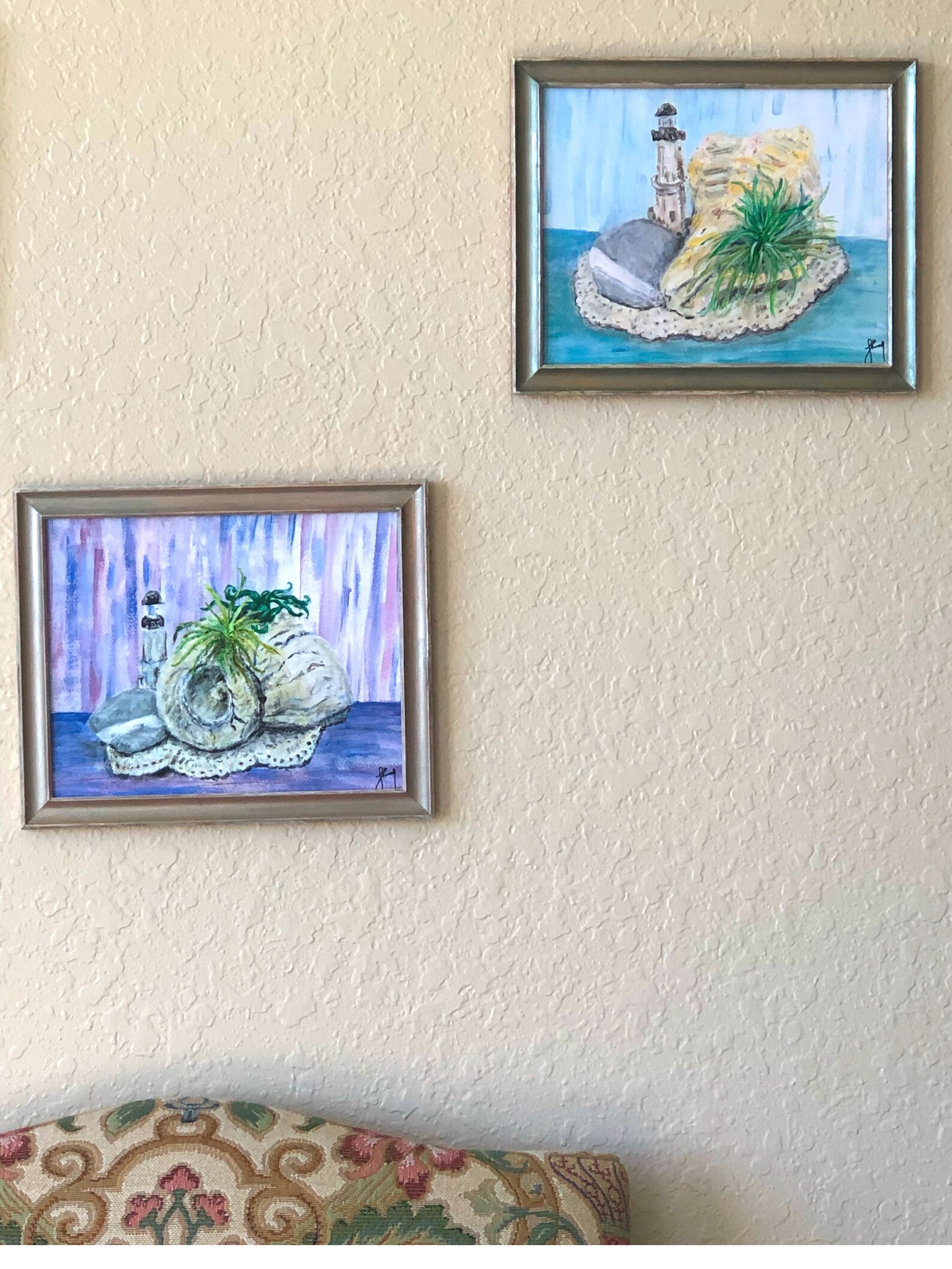 Lucky Yellow Shell— Archival Giclee Print//lighthouse//lucky Rock//sea ...