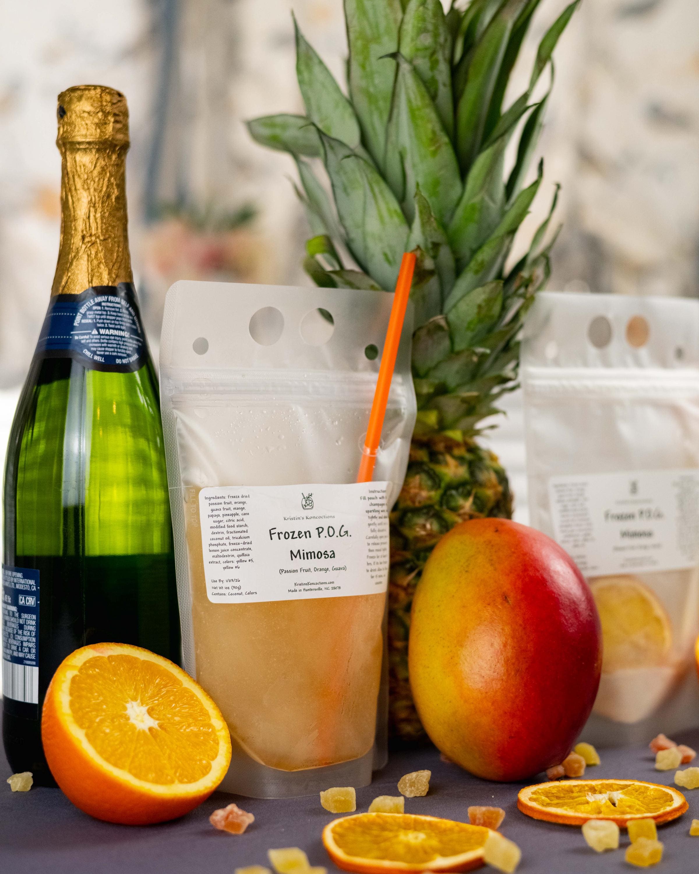 Frozen Mimosa Slushie Pouches – DIY Summer Cocktail Kit - Etsy