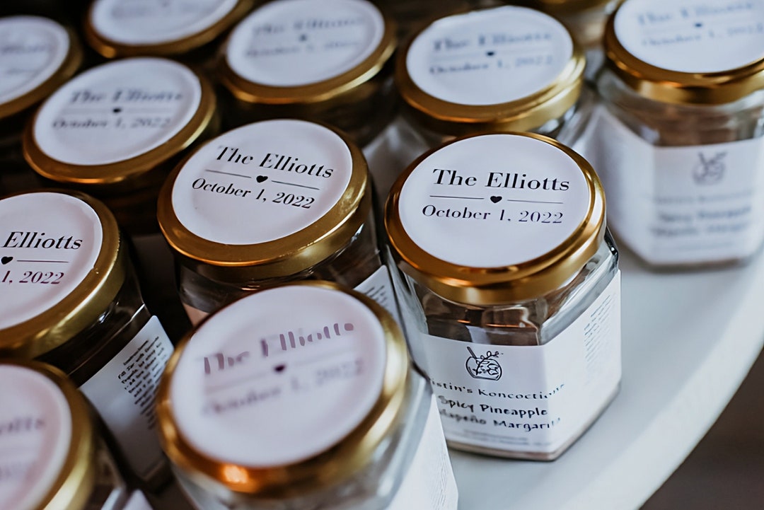 Personalized Wedding Cocktail Kits – DIY Infusion Favors for Guests - Etsy