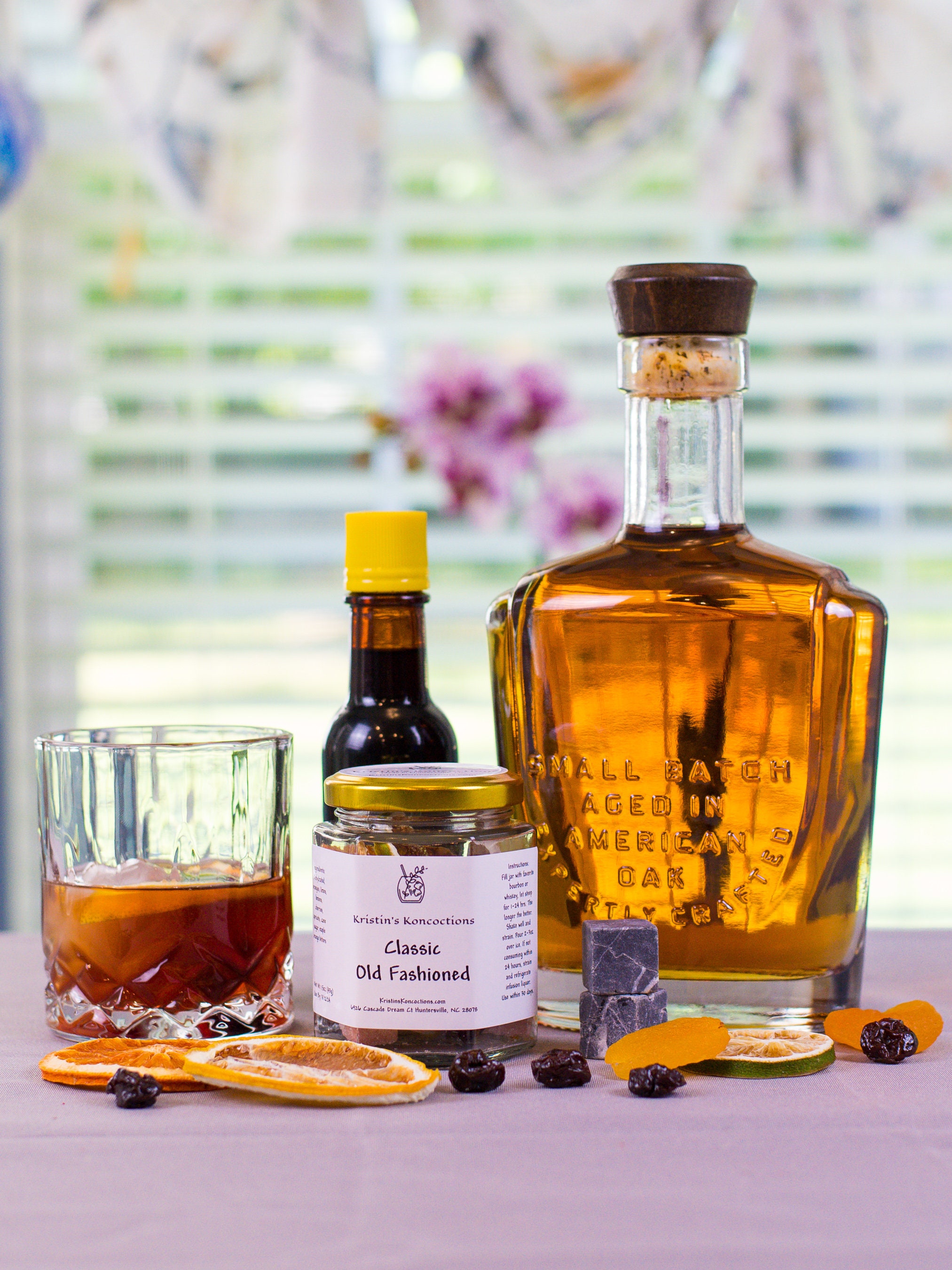 Bourbon Lover Cocktail Kit Gift Set – Old Fashioned & Whiskey Infusions ...