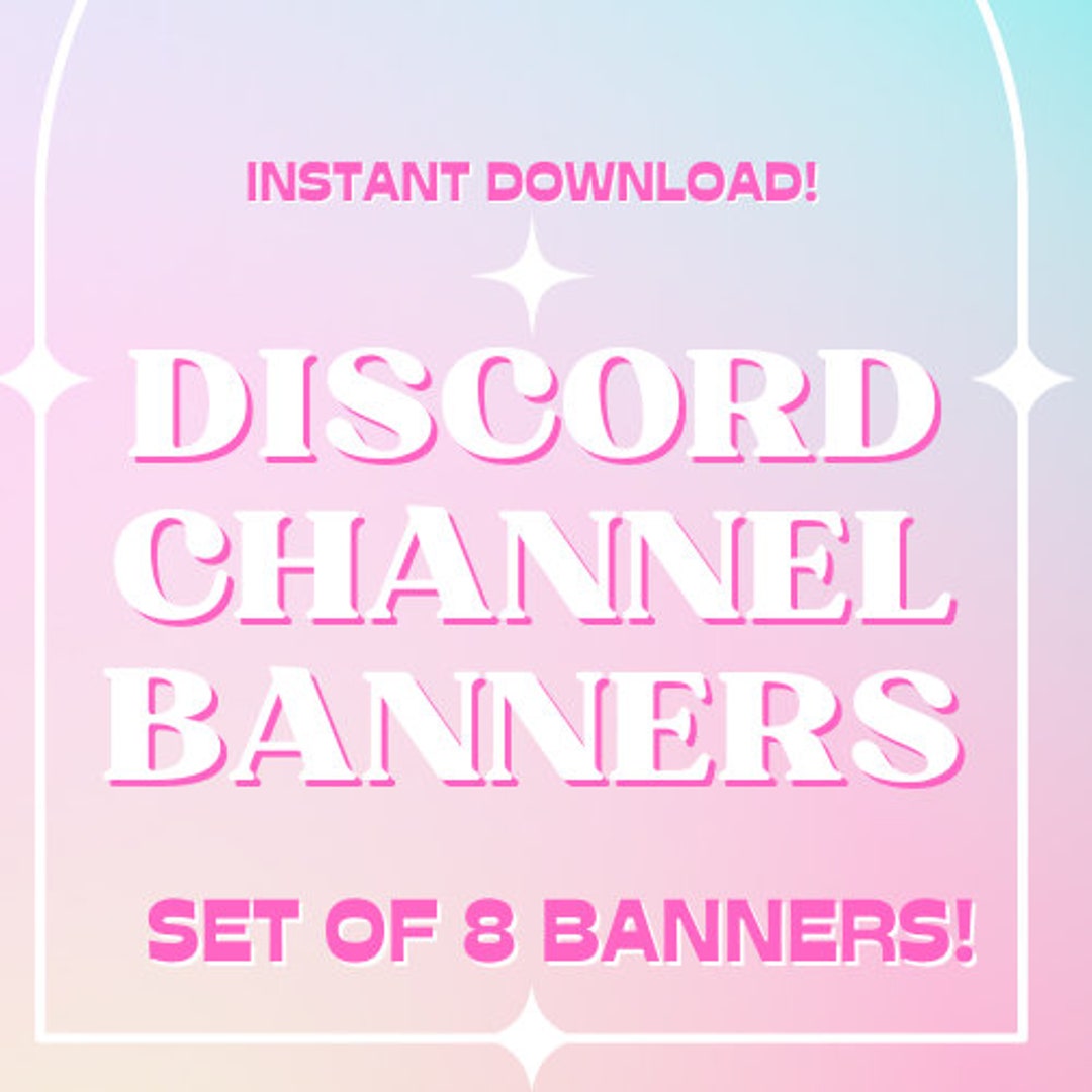 Discord Channel Banners Pink and Purple Dream - Etsy