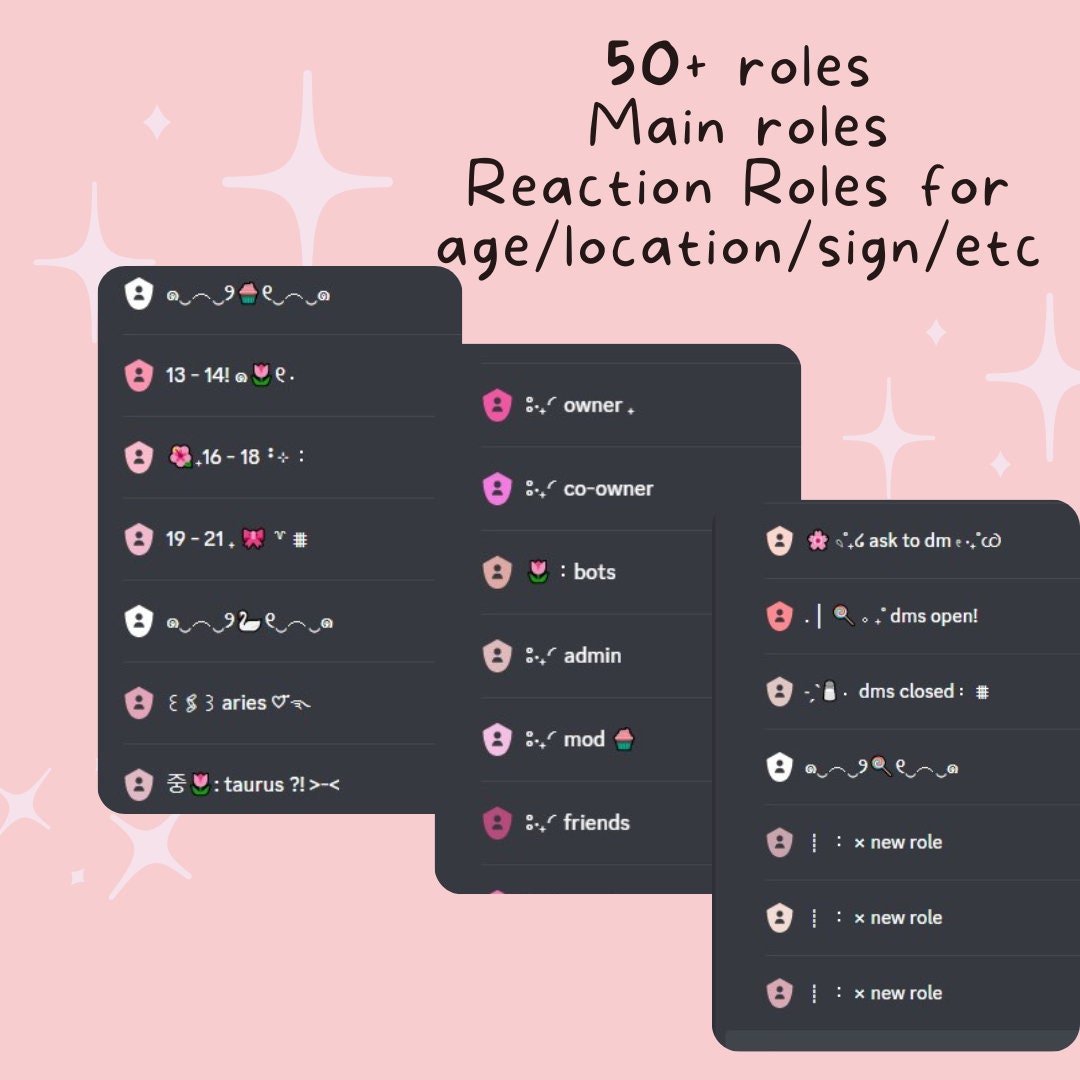 Cute Pink Aesthetic Discord Server Template Etsy Cute Pink Aesthetic Discord Server Template Etsy